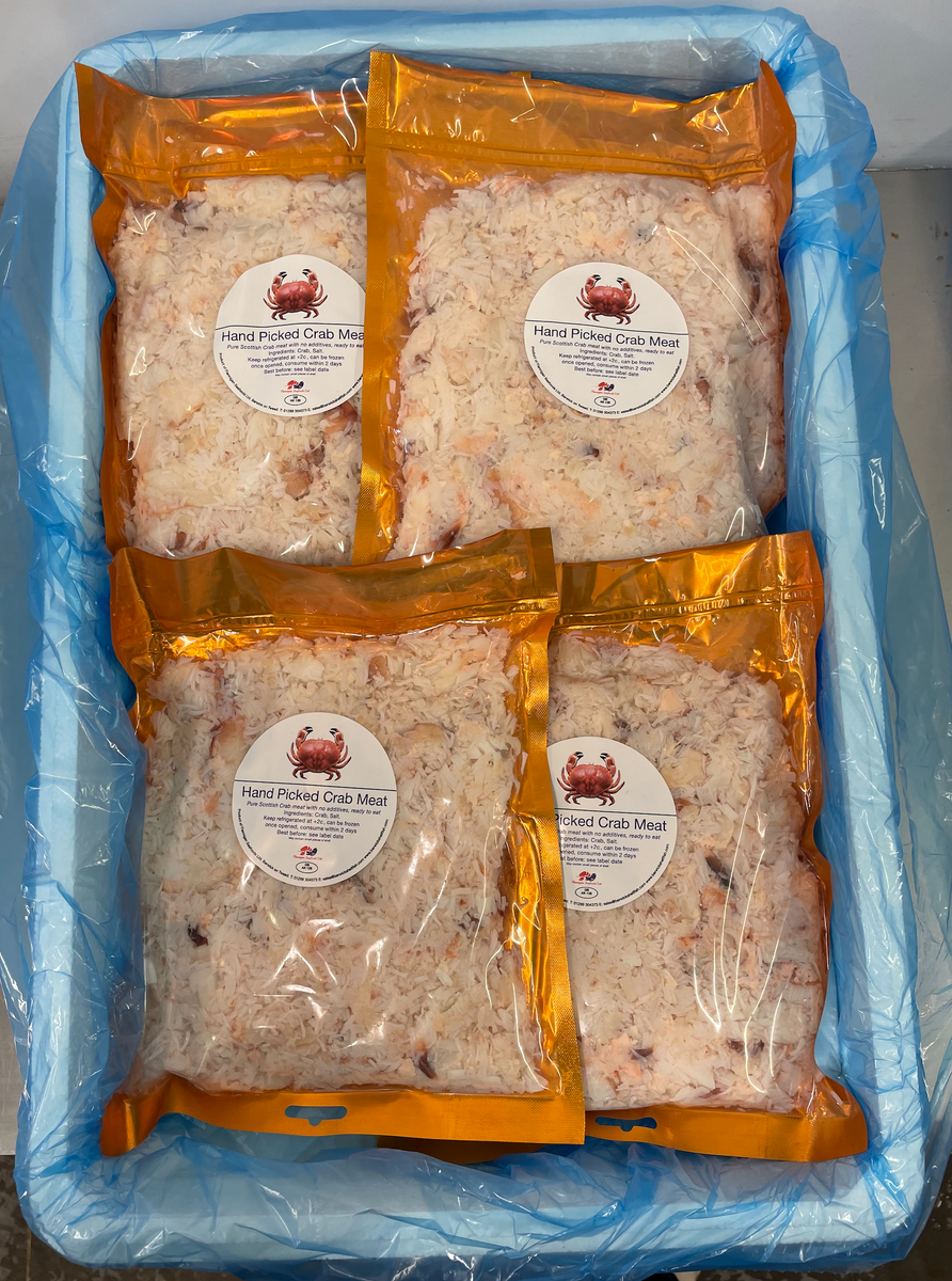 5 kg White Crab Meat (5 x 1kg) only £325.00 from The Berwick Shellfish ...